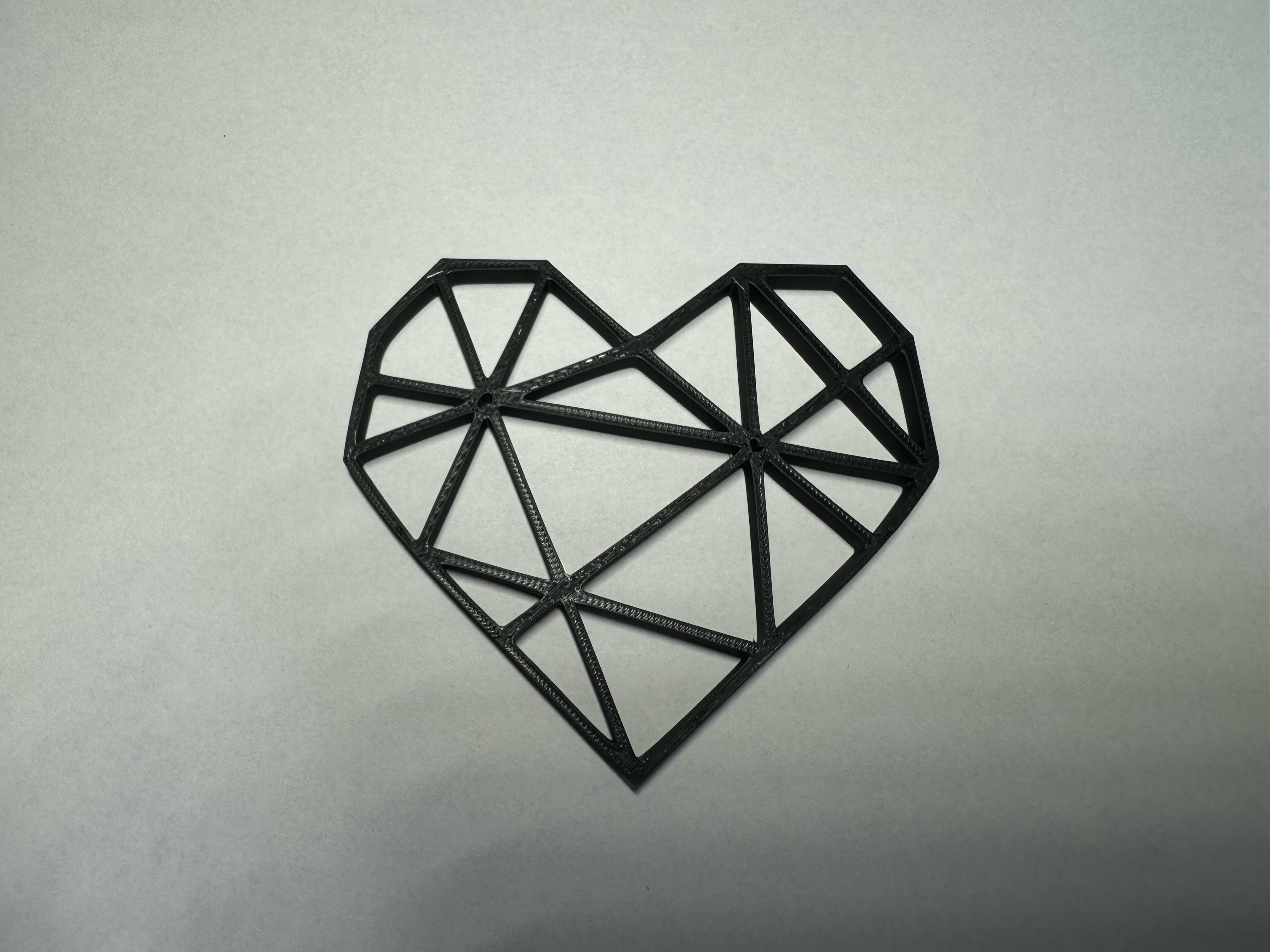 heart geometric by Moriel | Download free STL model | Printables.com