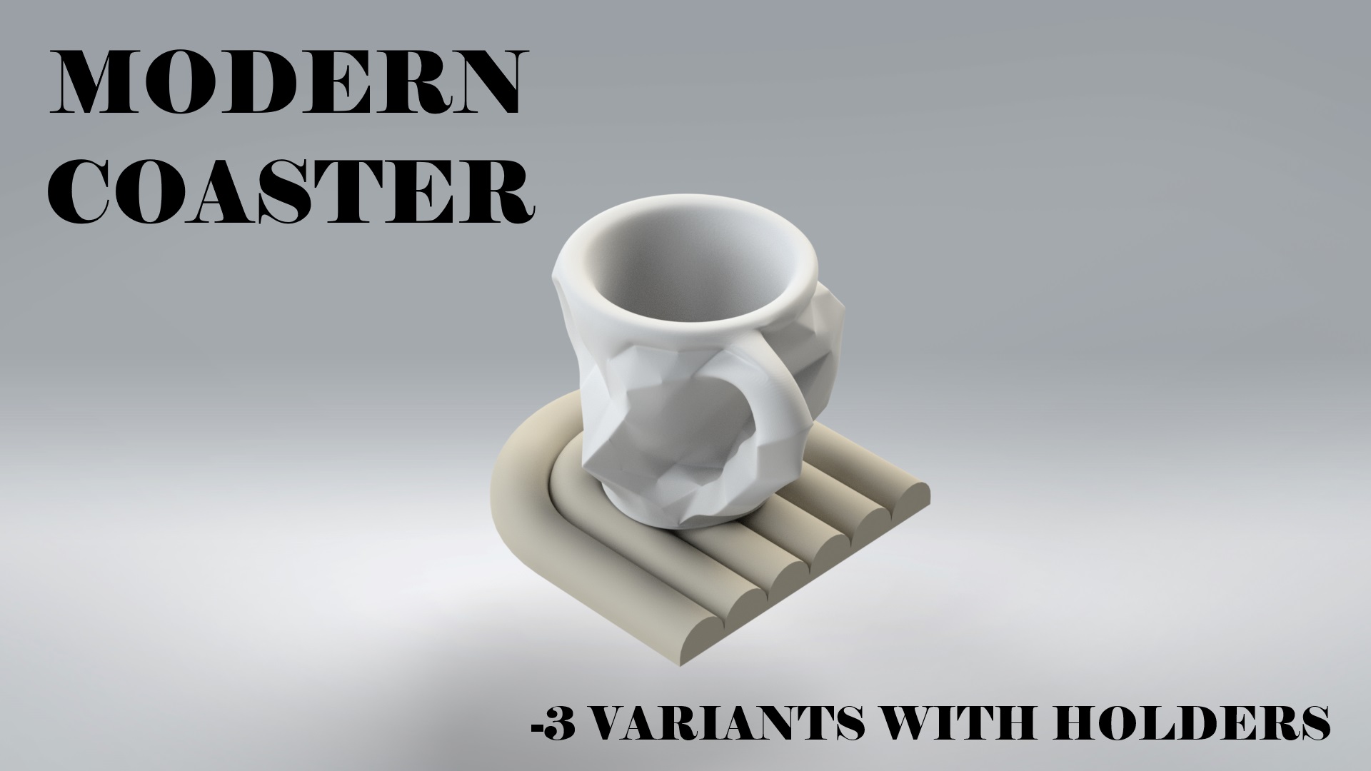 Modern coaster by Alexander Tomascik | Download free STL model ...