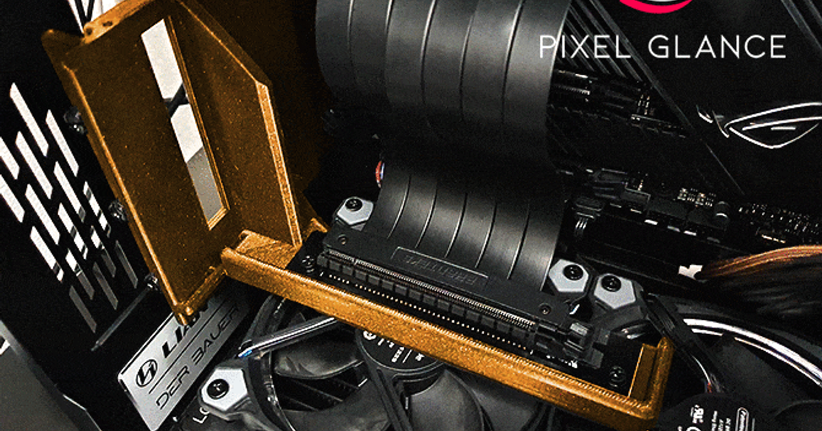 Watercooled GPU Vertical Bracket by pixelglance3d | Download free STL ...