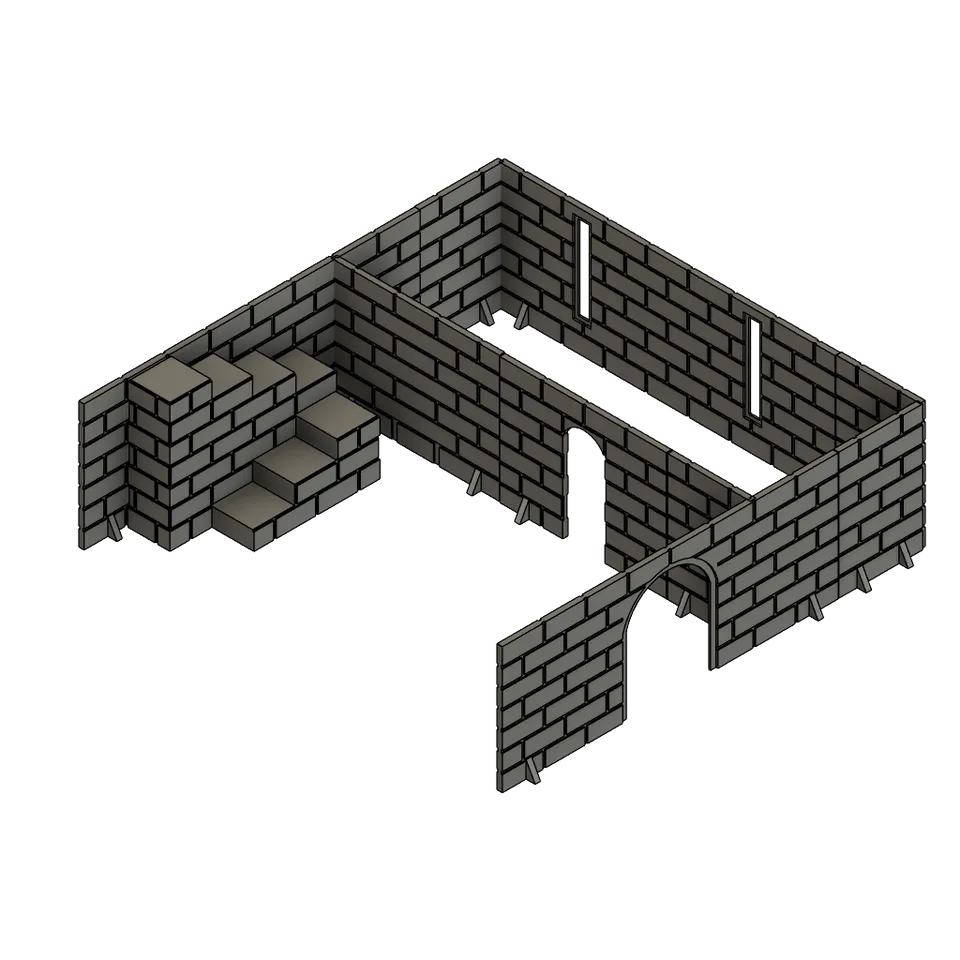 D&D Medieval Castle Set by LucaDilo | Download free STL model ...