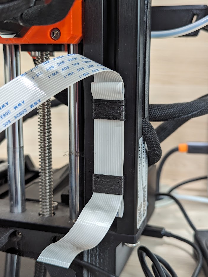 3030 low profile ribbon cable clip by jpfaraco | Download free STL ...
