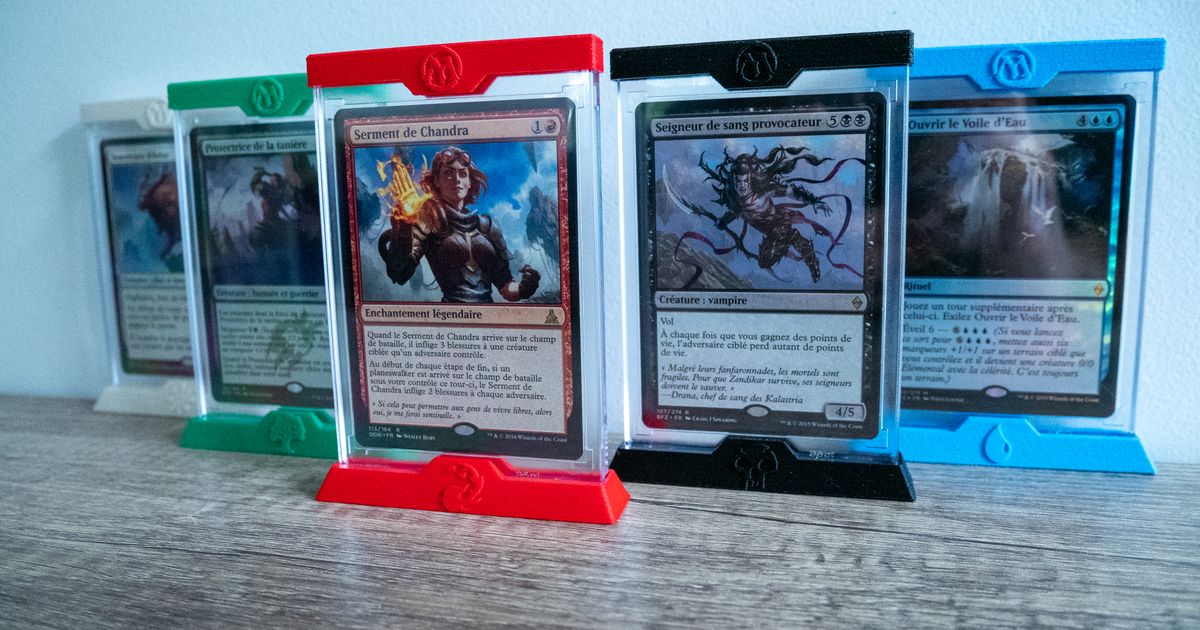 Magic The Gathering TCG cards display stand and cover por Its-my-right ...