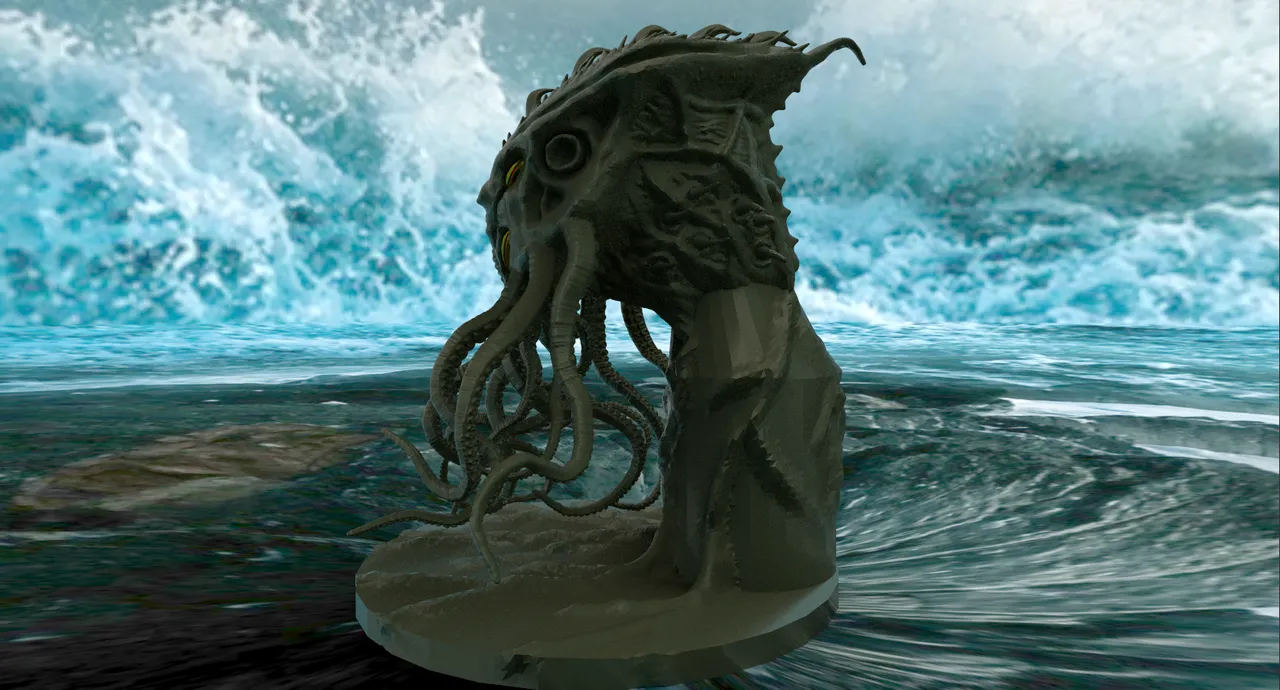 Cthulhu Bust by Caleb R | Download free STL model | Printables.com