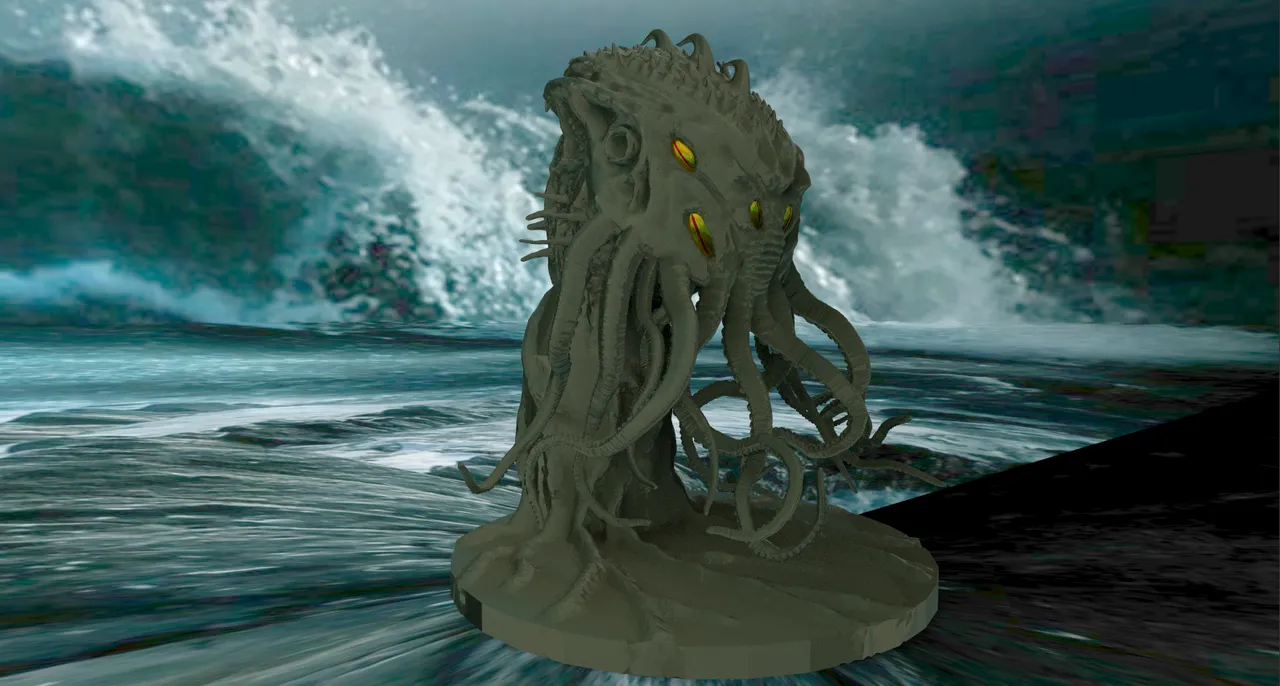 Cthulhu Bust by Caleb R | Download free STL model | Printables.com