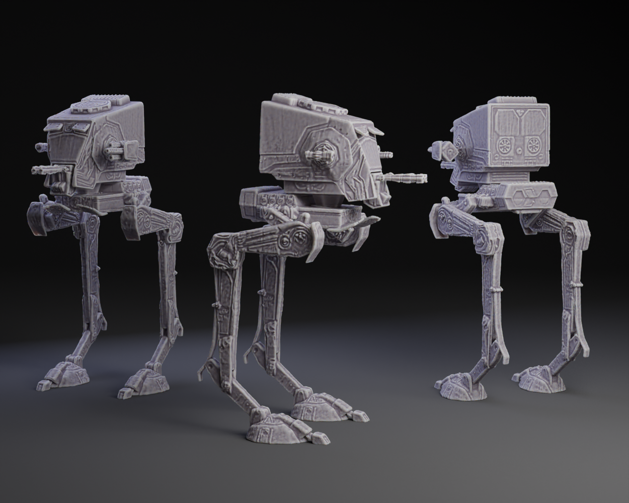 Star Wars AT-ST by Peter Farell | Download free STL model | Printables.com