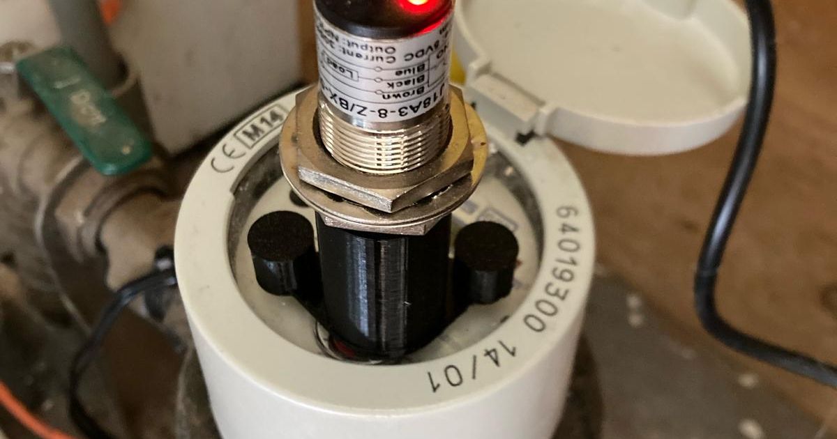 Water sensor for the R400 Sensus 620 adapter. Installation without ...