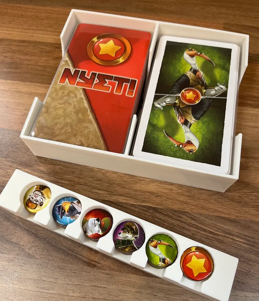 Nyet! board game insert organizer by Joe S | Download free STL model ...