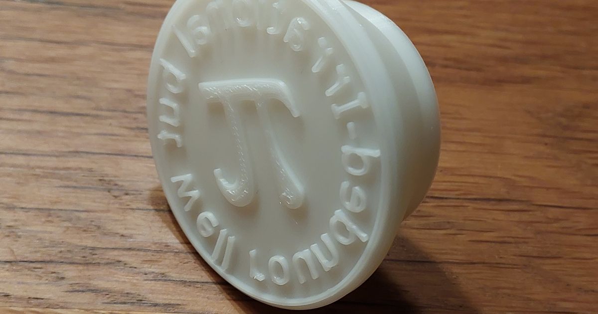 Cookie stamp Pi - Keksstempel by Want_cookies | Download free STL model ...