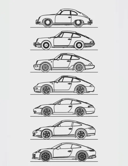 Porsche wall by Doxico1 | Download free STL model | Printables.com