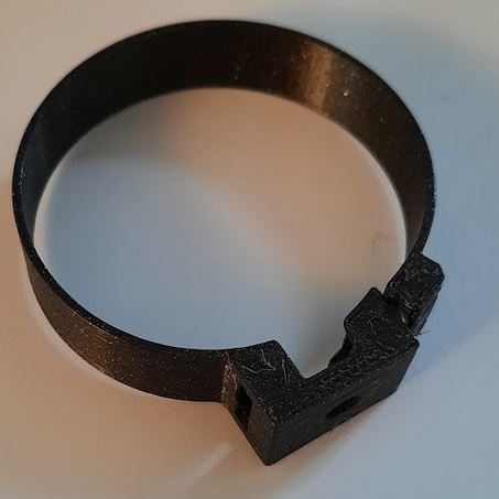 Fixation de tube PVC 40mm avec collier rilsan ou vis. by jerrydi ...