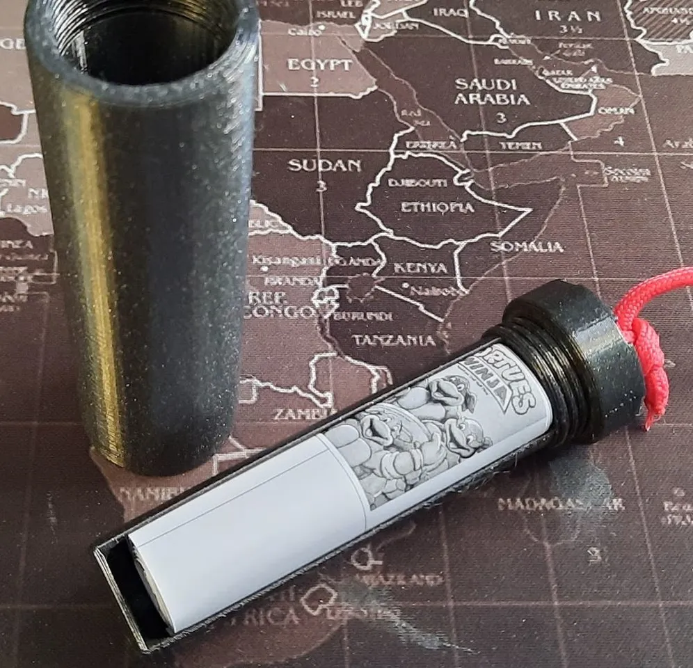 Geocaching tube 110x30 (geocache) by jerrydi | Download free STL model ...