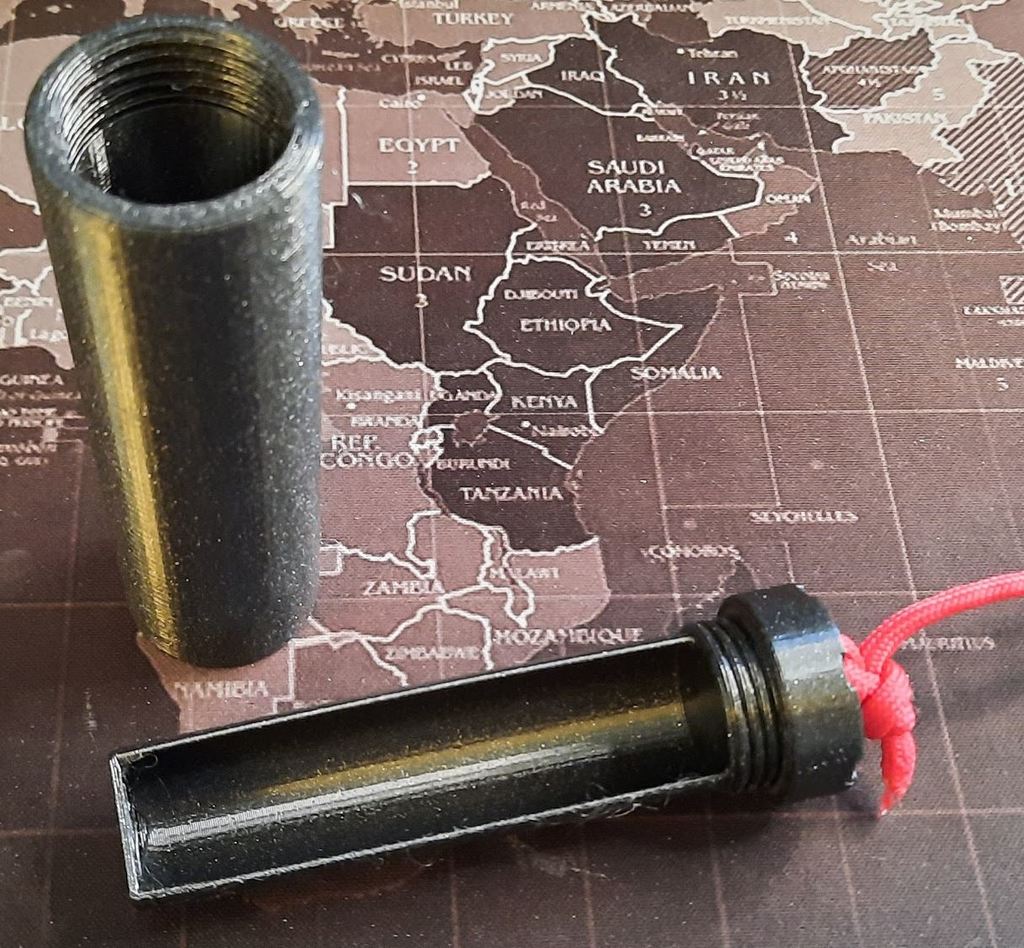 Geocaching tube 110x30 (geocache) by jerrydi | Download free STL model ...