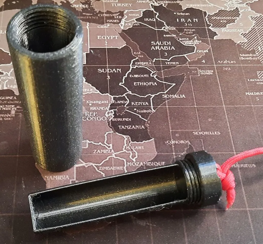 Geocaching tube 110x30 (geocache) by jerrydi | Download free STL model ...