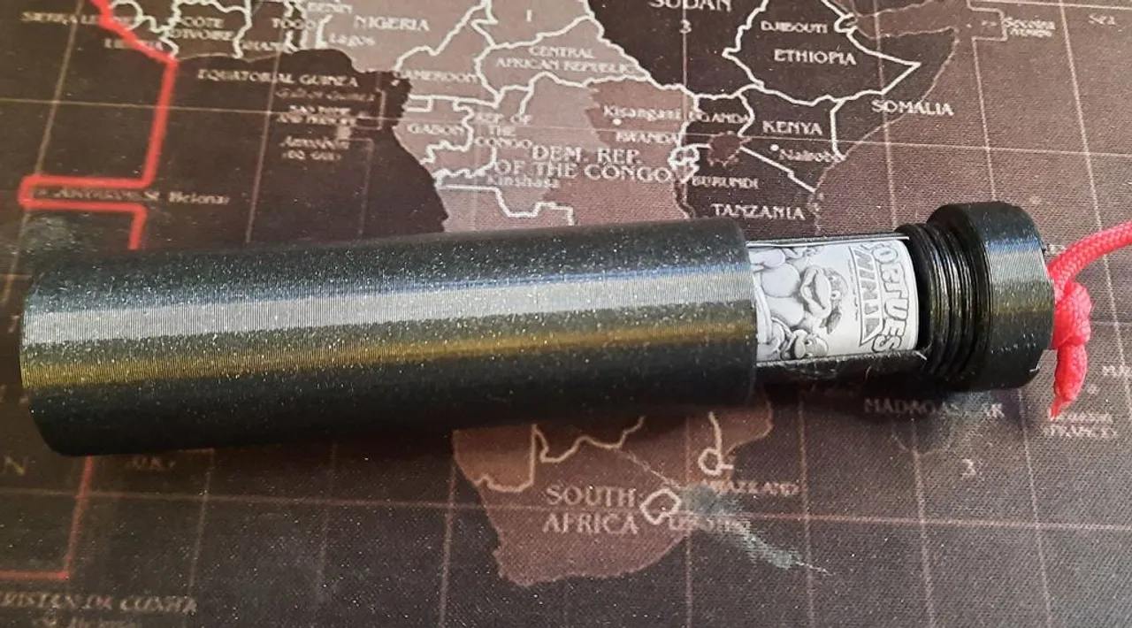 Geocaching tube 110x30 (geocache) by jerrydi | Download free STL model ...