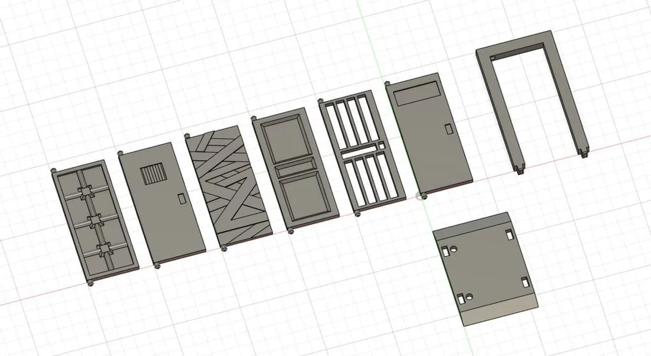Zombicide Doors by jerrydi | Download free STL model | Printables.com