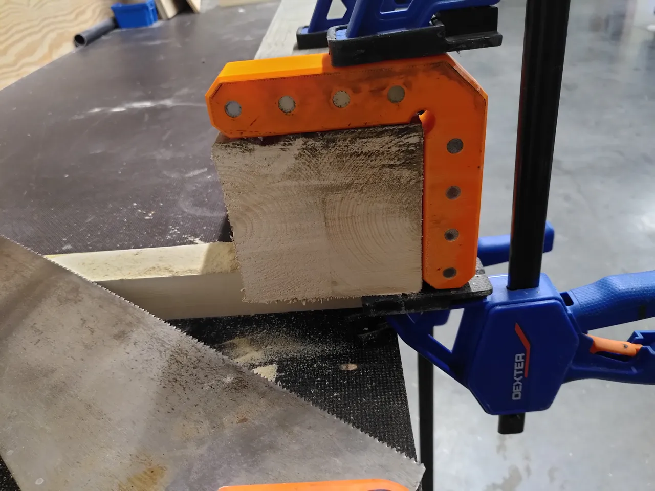 large magnetic hand saw guide by marmakoide | Download free STL model ...