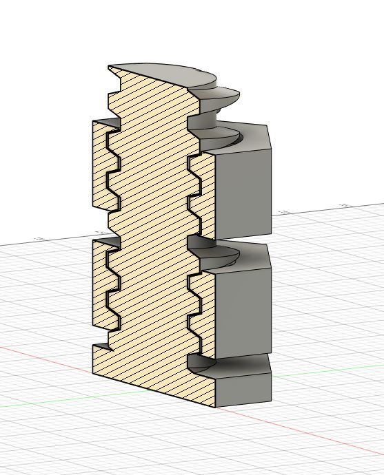 Screws with opposing double threads by jerrydi | Download free STL ...
