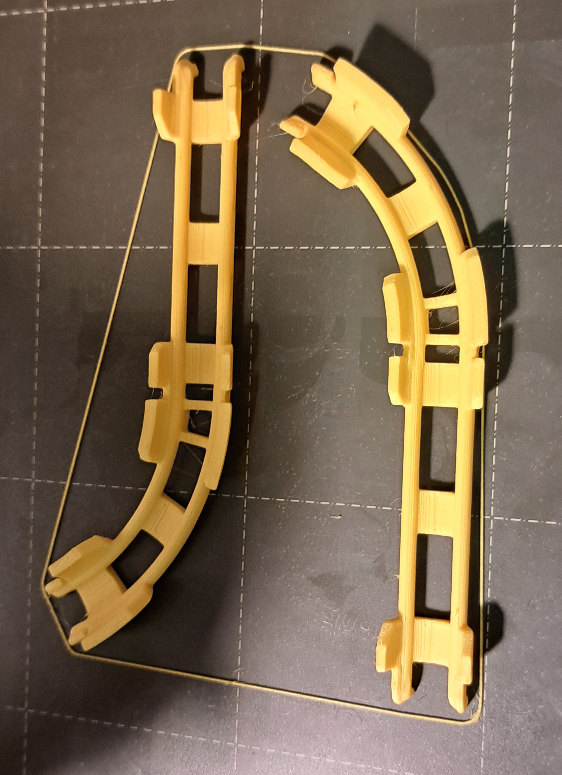 Gravitrack straight&curve rail by Milos | Download free STL model ...