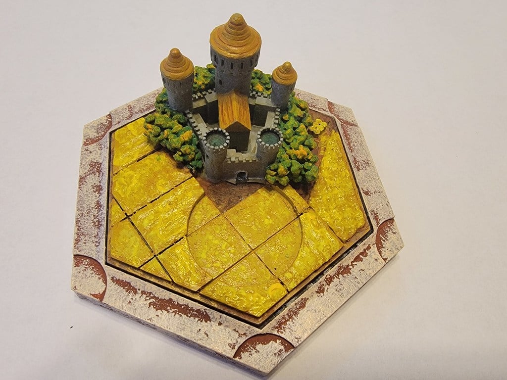 Grain tile for Settlers of Catan, Castle by Clint B | Download free STL ...