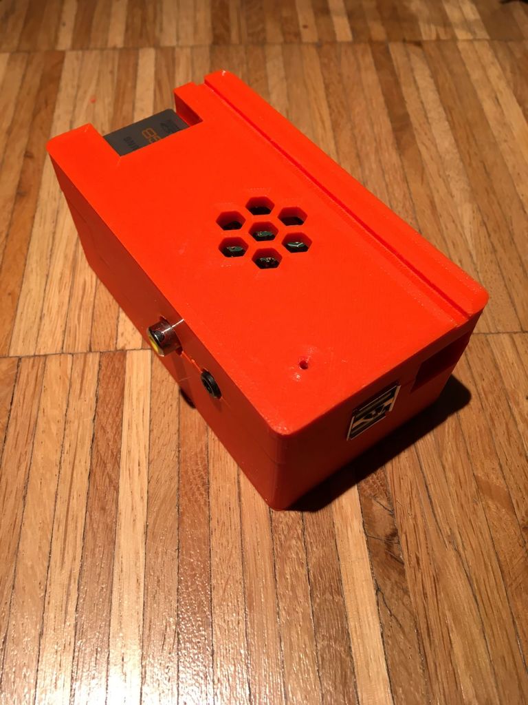 Case for Raspberry Pi 1B + Audio DAC by awiedemann | Download free STL ...