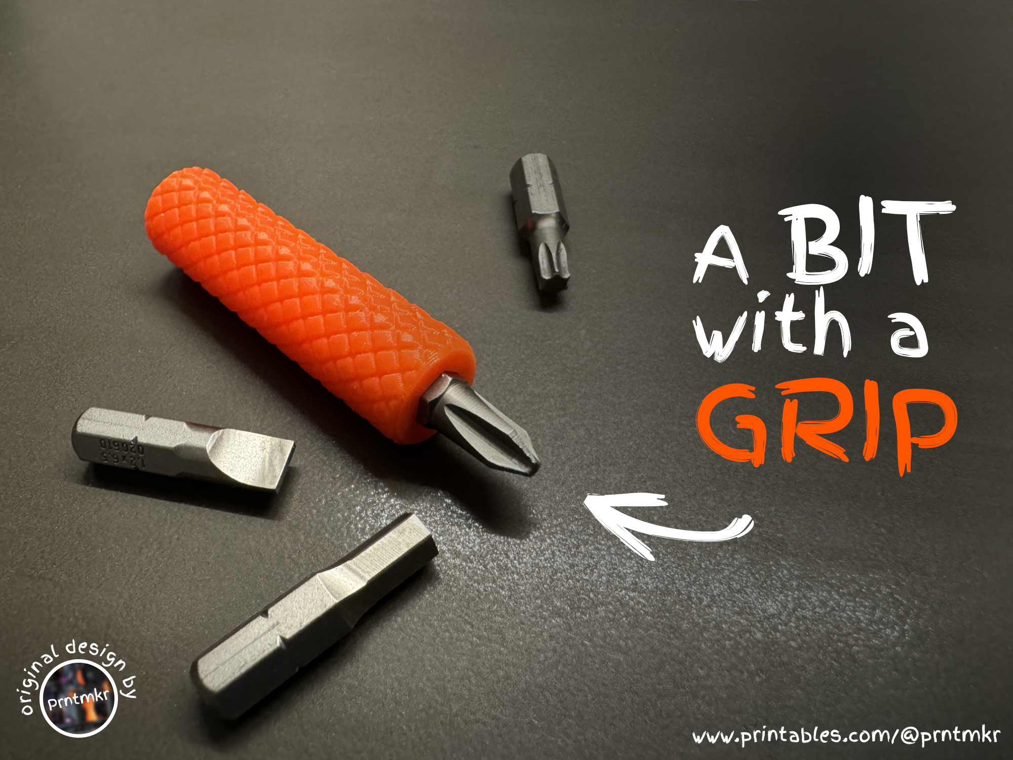 A BIT with a GRIP - A must have for your toolbox! by Prntmkr | Download ...
