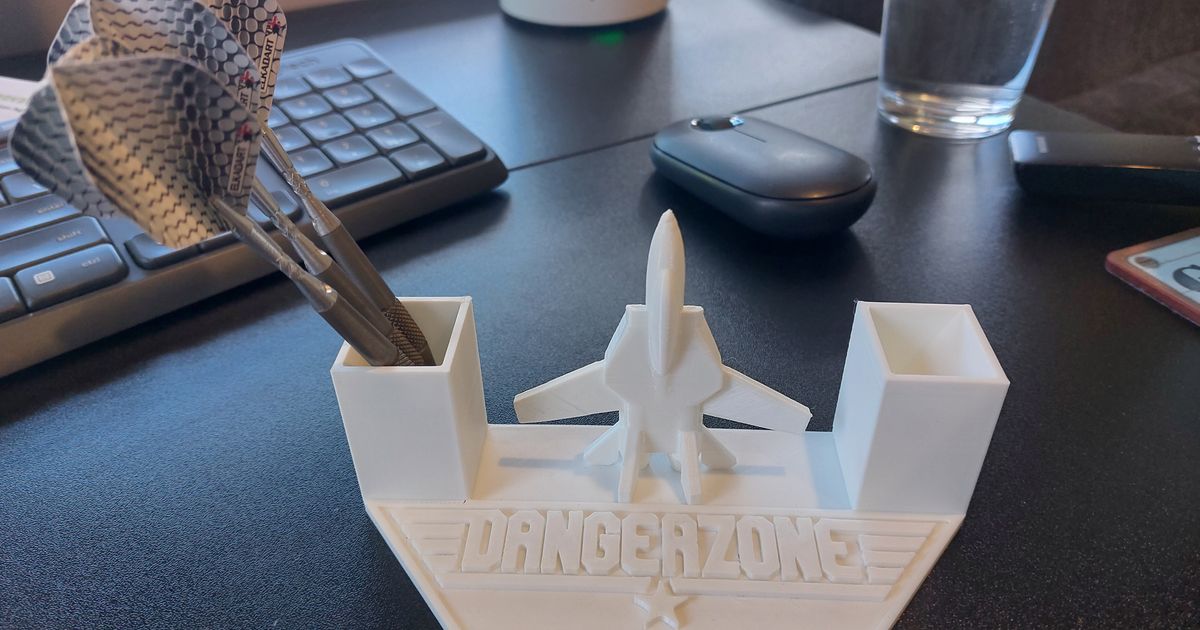 Danger Zone darts & F14 jet holder by gbombadon | Download free STL ...
