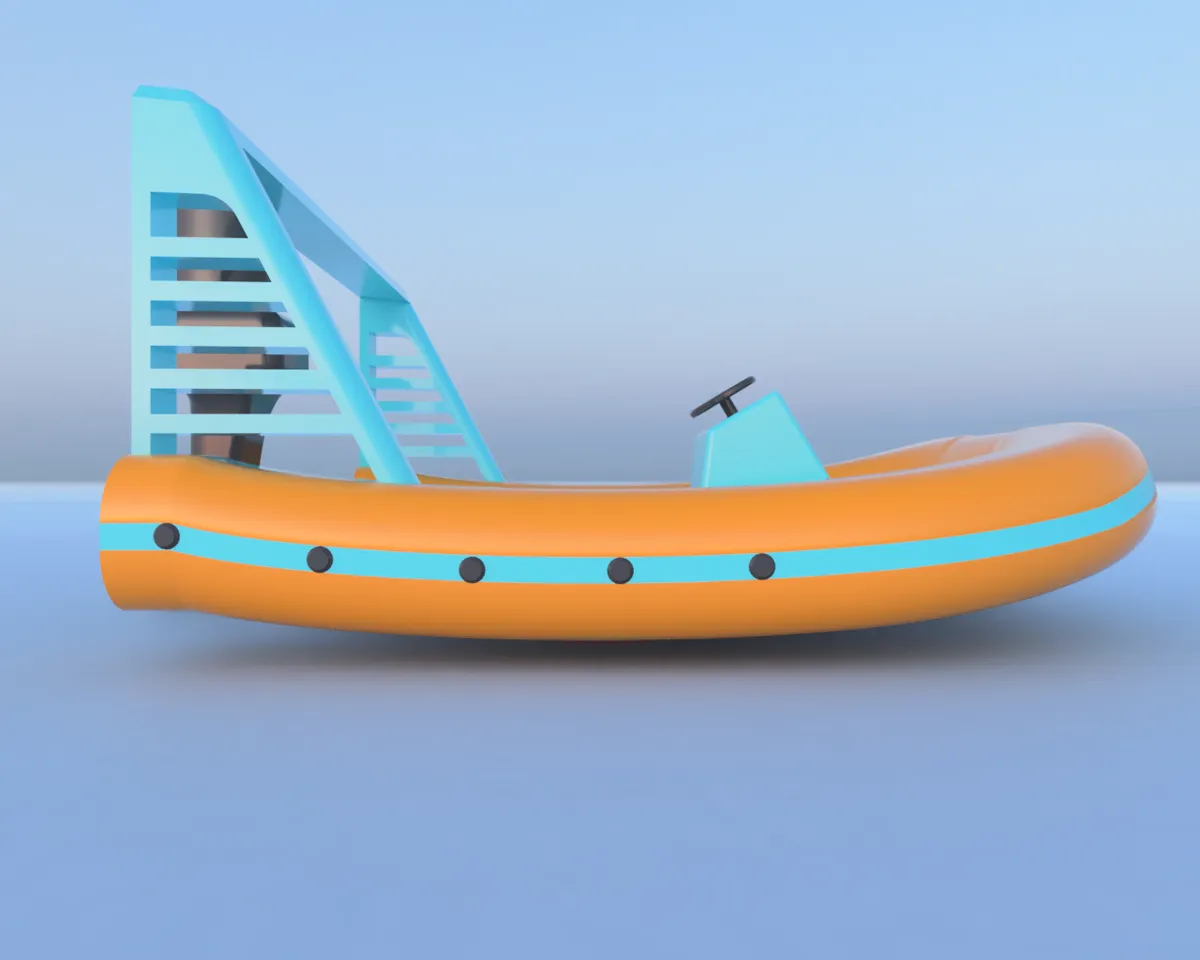 Small Water boat by TAICED - Construyendo Ideas | Download free STL ...