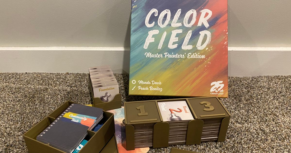 Color Field Game Insert by tjdesign | Download free STL model ...