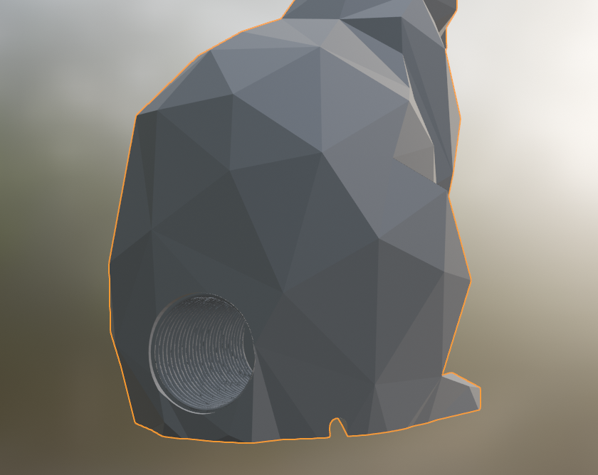 low poly Bunny rabbit tail lamp by DexMoto | Download free STL model ... low poly Bunny rabbit tail lamp by DexMoto | Download free STL model ...