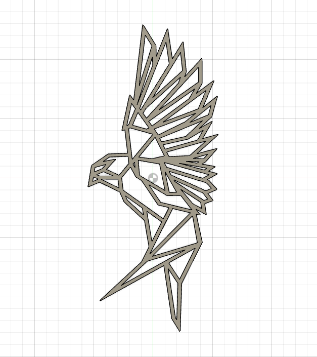 Polygonal eagle by CADx | Download free STL model | Printables.com