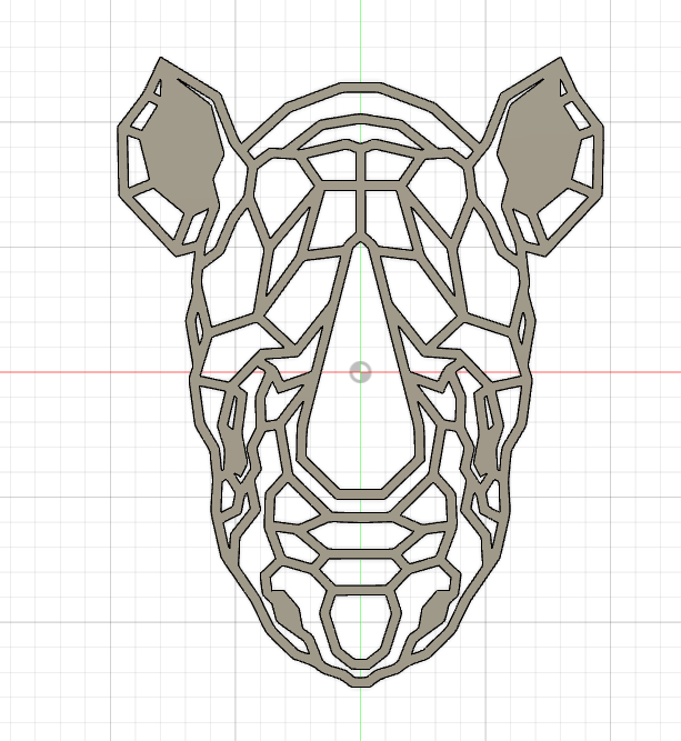 Rhino Polygonal By Jakub Maxa Download Free Stl Model
