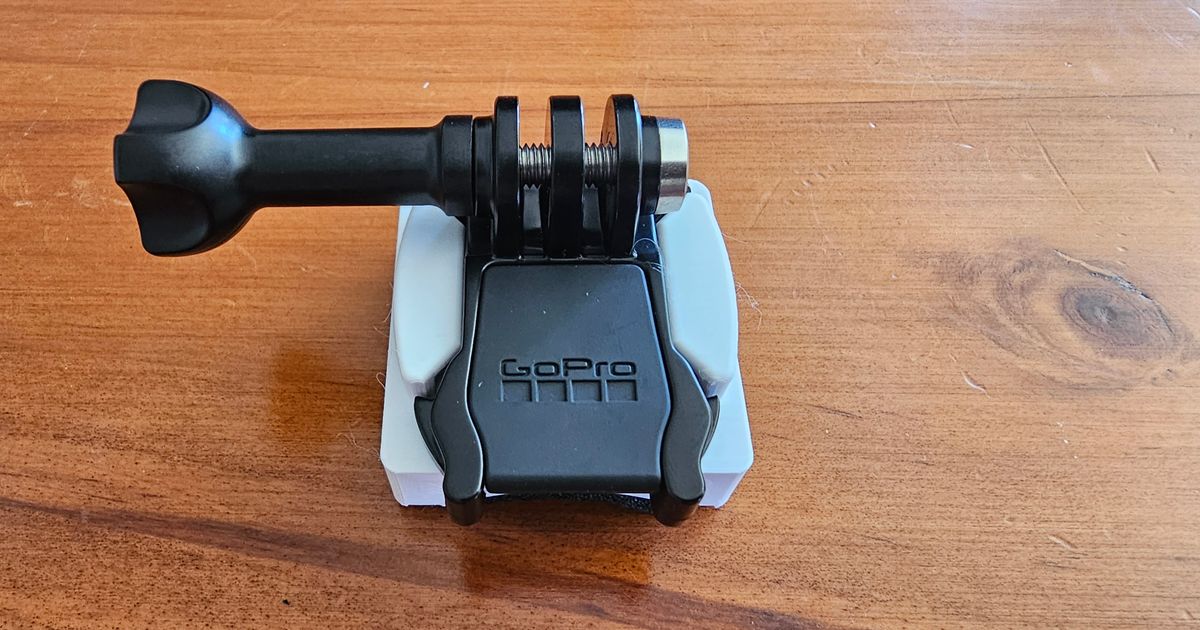 GoPro Pole/Bar Mount by Gruthius | Download free STL model | Printables.com