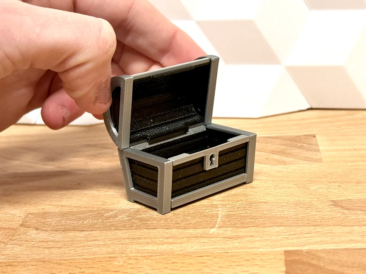 Treasure Chest Kit-Card (compact pirate chest box set) by GlennovitS 3D | Download free STL ...