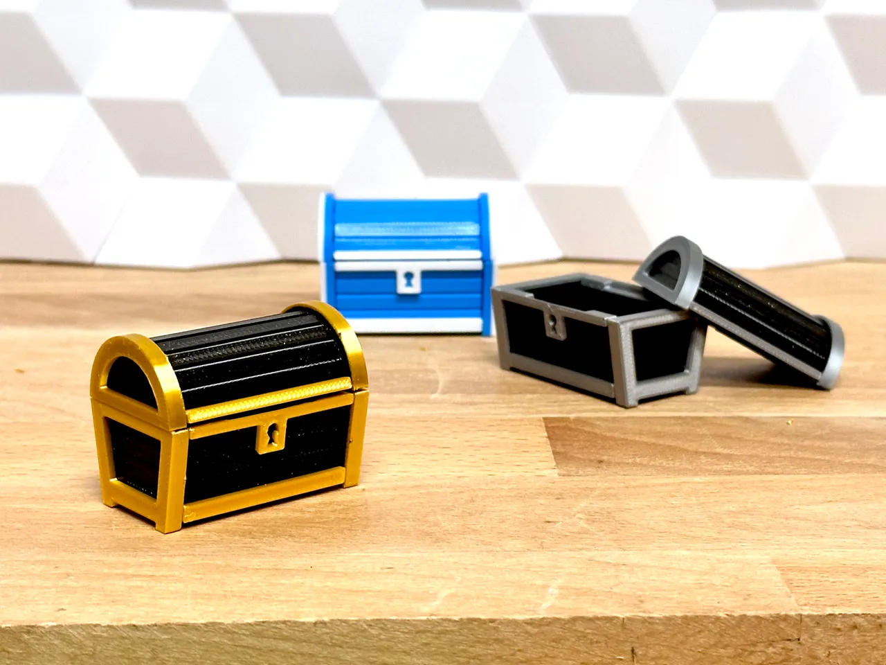 Treasure Chest Kit-Card (compact pirate chest box set) by GlennovitS 3D ...