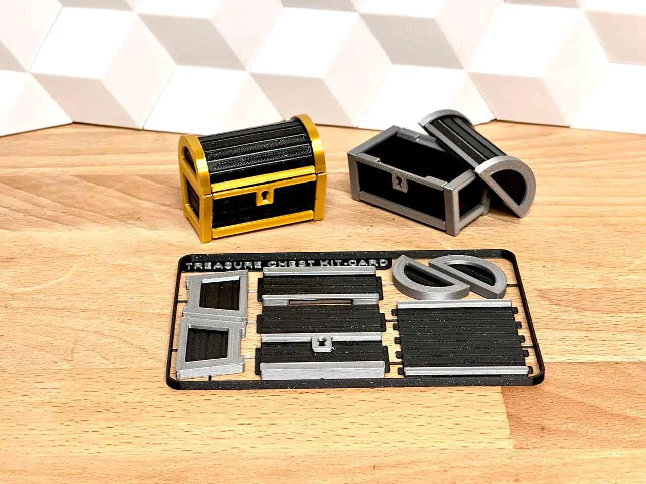 Treasure Chest Kit-Card (compact pirate chest box set) by GlennovitS 3D ...