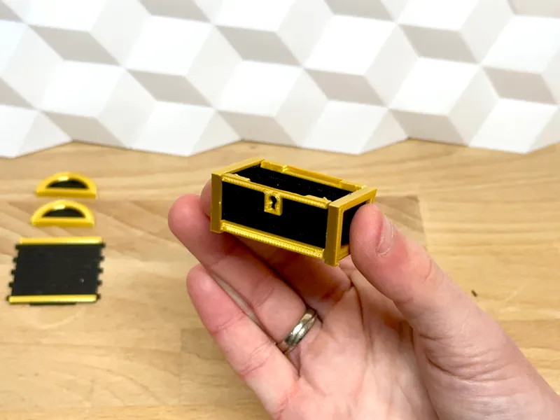 Treasure Chest Kit-Card (compact pirate chest box set) by GlennovitS 3D ...