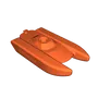 Balloon Boat Catamaran - Easy Inflate by uhltimate | Download free STL ...