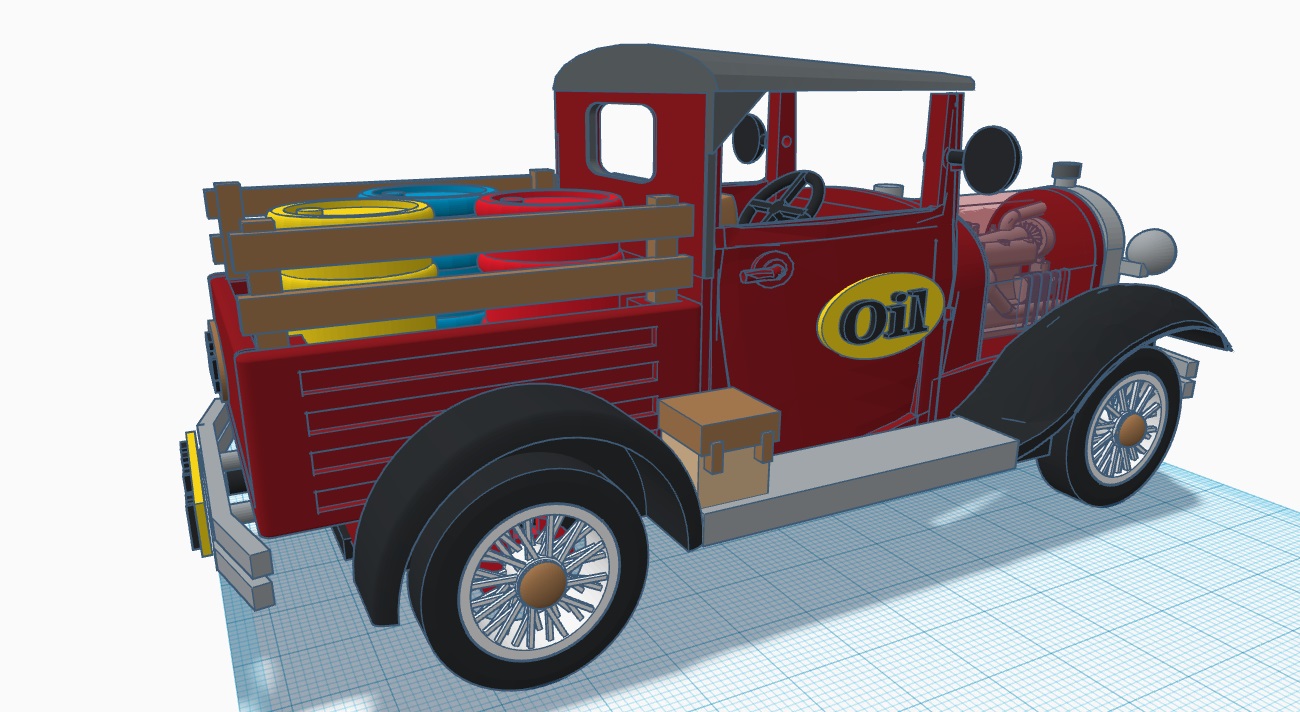 T Ford model a pickup truck year 1928 designer Ed van der Heijden. by ...