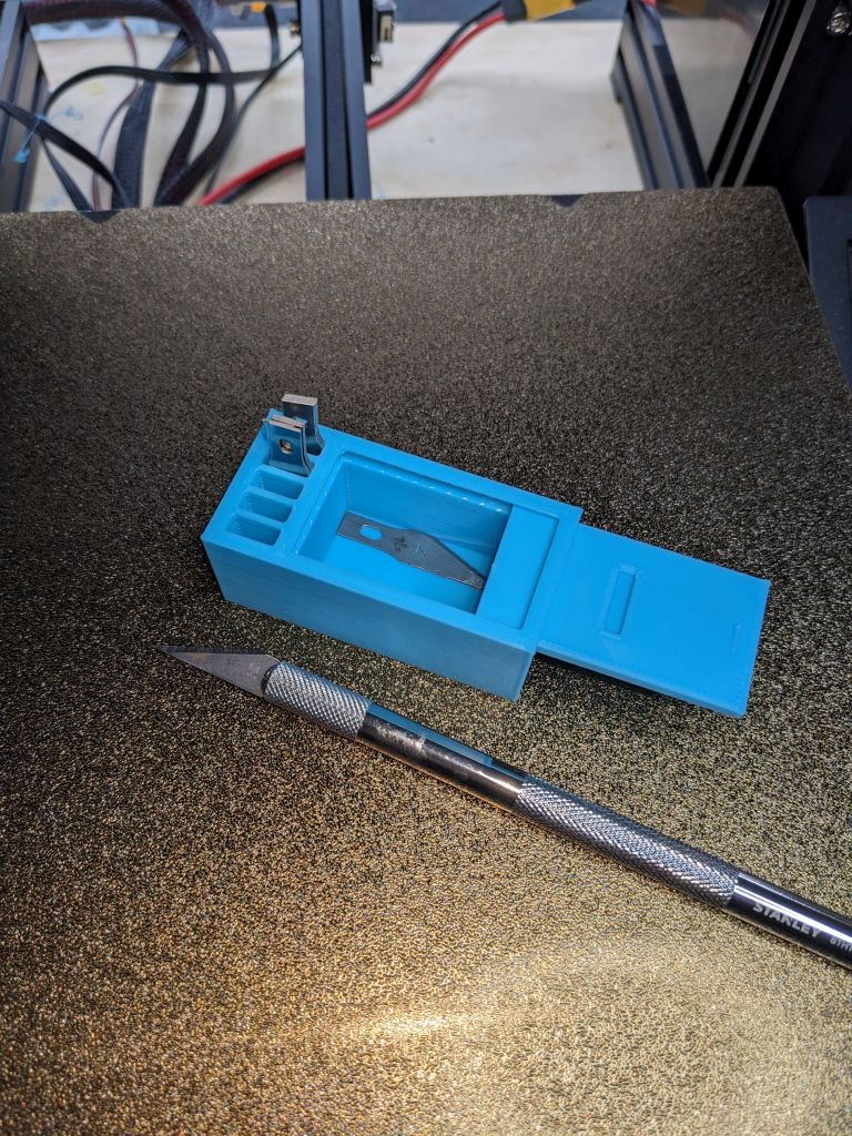 Exacto Knife Blades Holder by rburn99 | Download free STL model ...