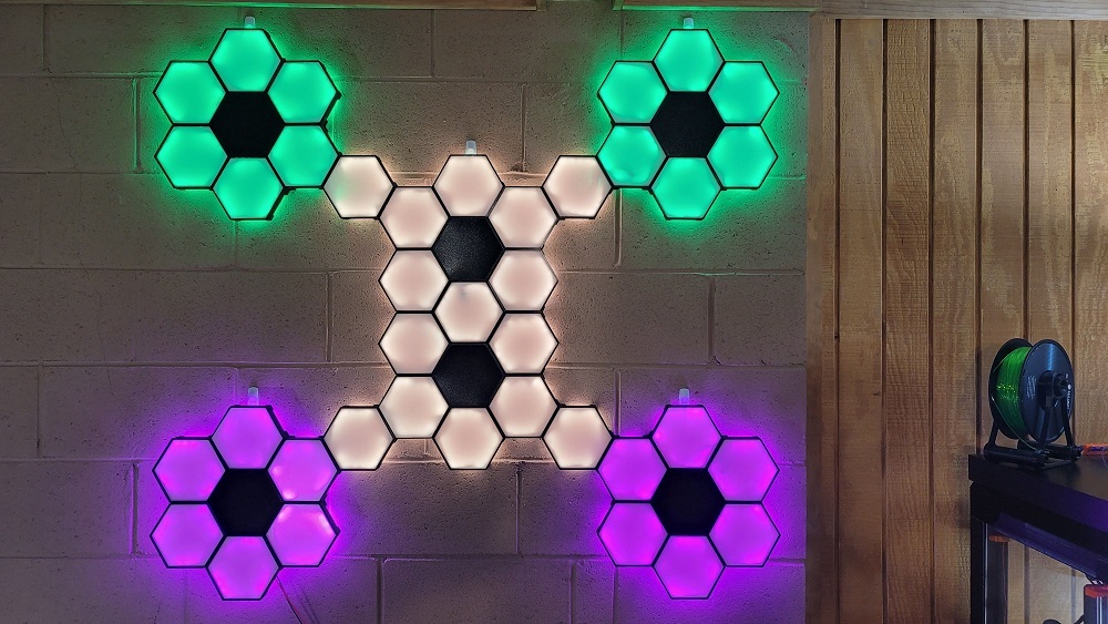 DIY Hex Nano leaf like LED panels by tweetfpv | Download free STL model ...