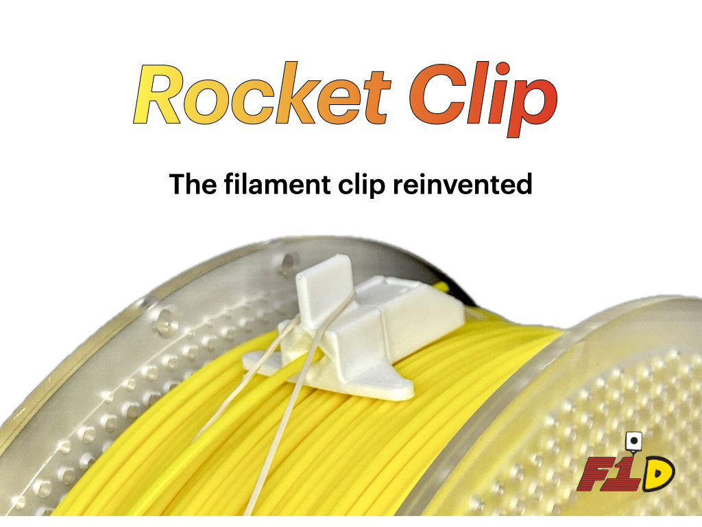 Rocket Clip ~=I> Universal Filament Clip Never lose filament tension ...