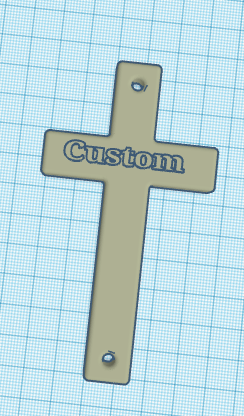 A Customizable Cross by Will Gregory | Download free STL model ...