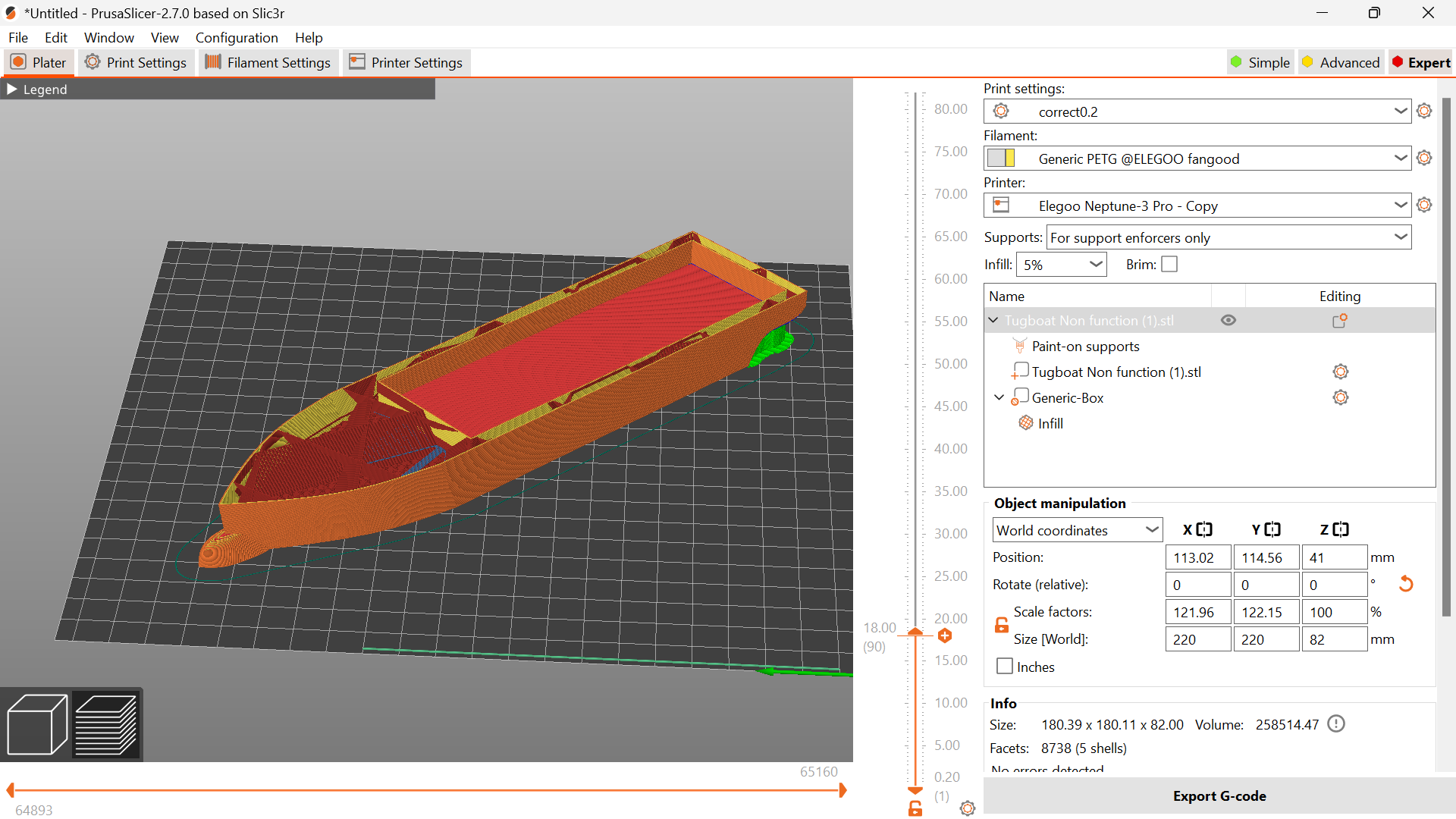 Offshore Tugboat + Cargo by P8modeller | Download free STL model ...