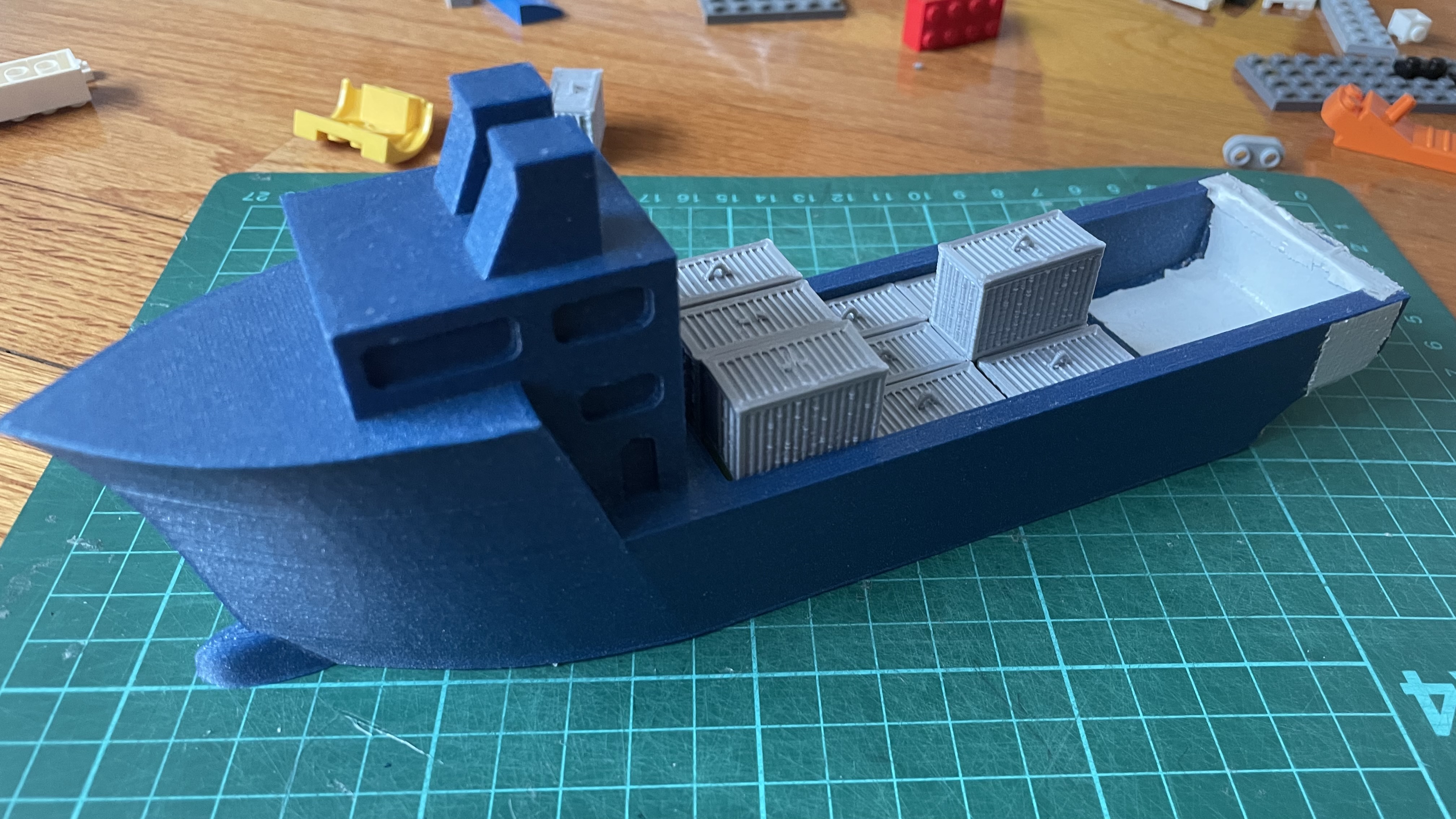 Offshore Tugboat + Cargo by P8modeller | Download free STL model ...