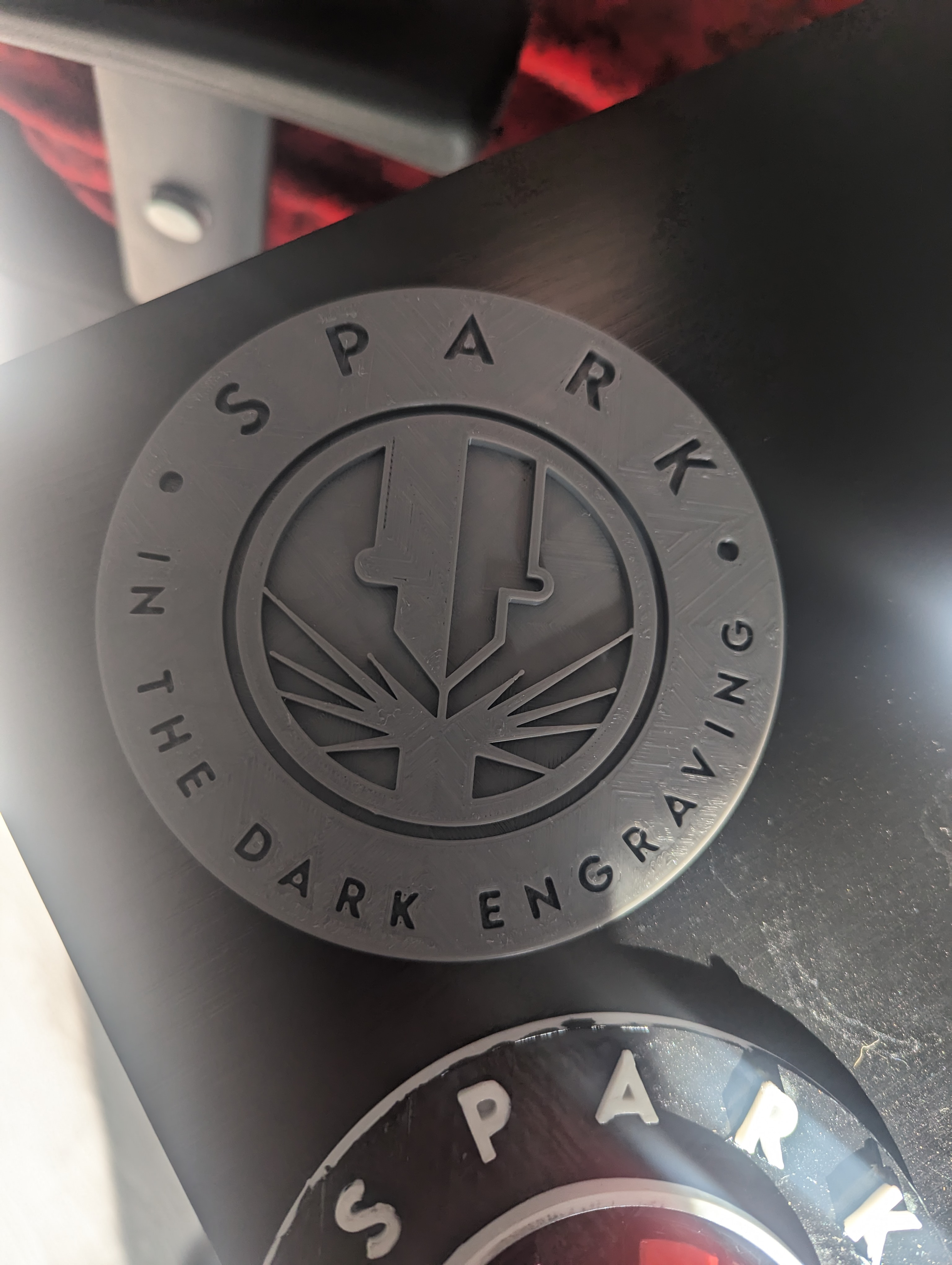 Spark in the dark laser engraving logo by MyCynicalTurtle | Download ...