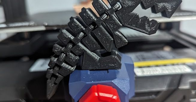 Flex rex with key ring by MyCynicalTurtle | Download free STL model ...