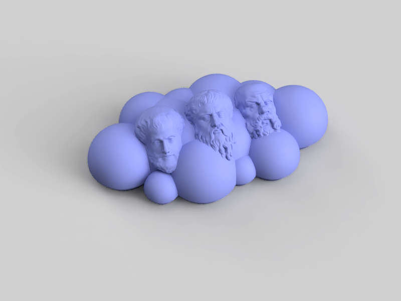 Floating Philosophers by Epiales | Download free STL model | Printables.com