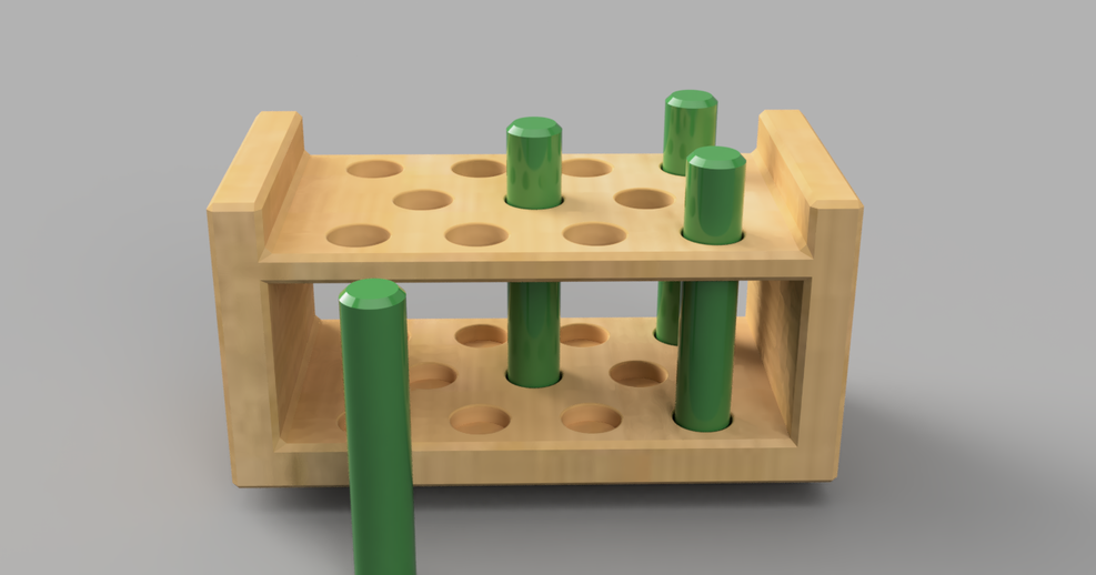 Peg Posting Stand - Fine motor posting practice by Noah T | Download ...