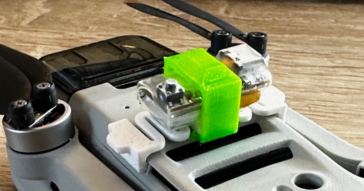 DJI Mini 2 / Mini 2 SE diffusor clip for Vifly Strobe by Oliver Mävers | Download free STL model ...