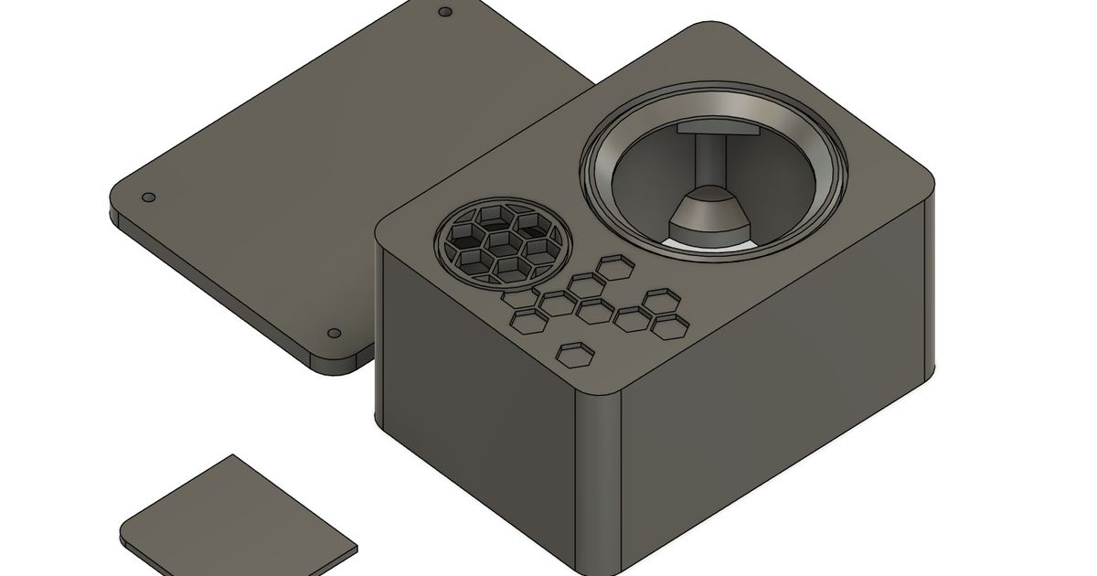 Honeycomb Creative Speakercase by Saku Siimes | Download free STL model ...